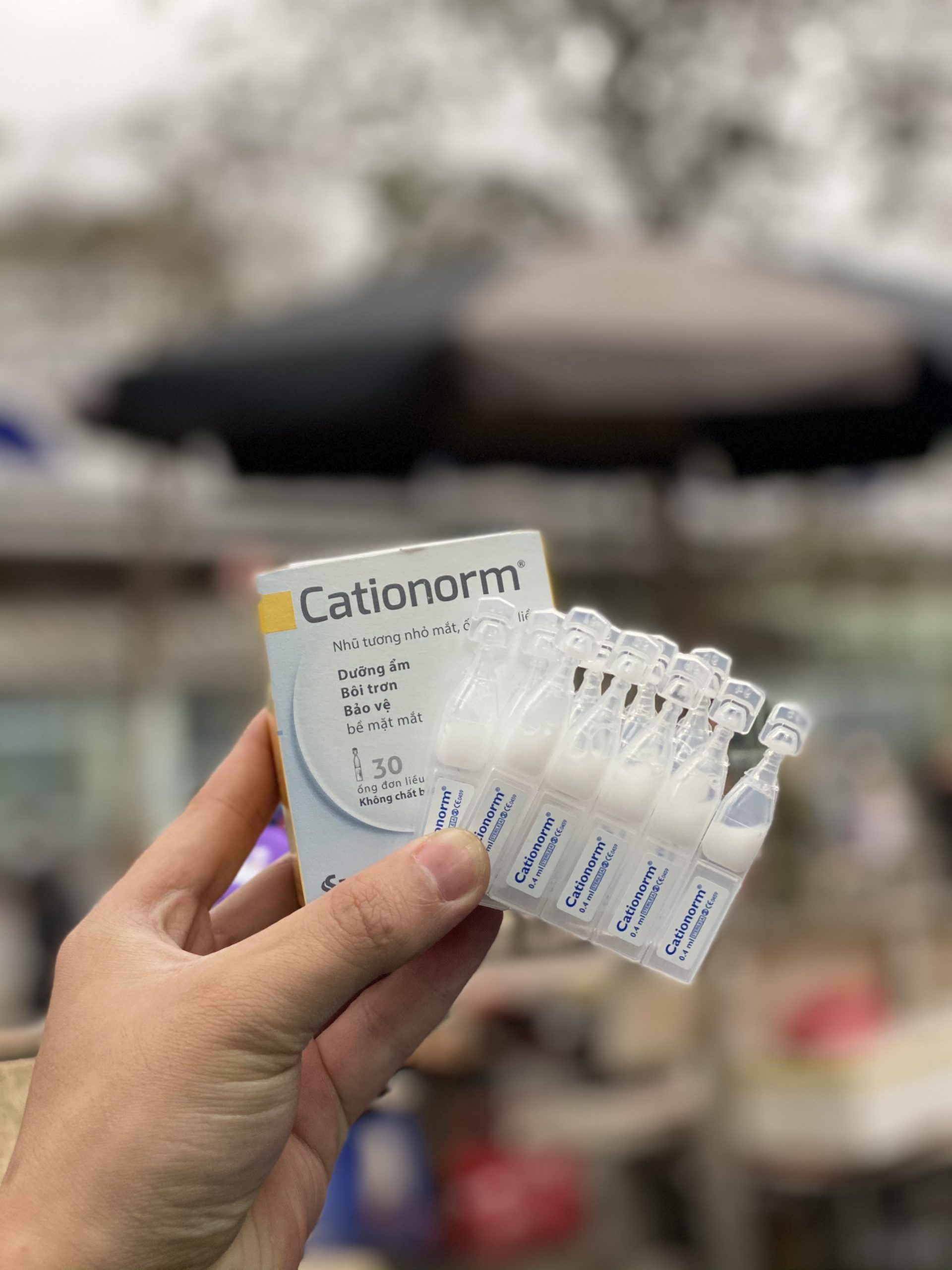 CATIONORM 0.4ml – Nước mắt nhân tạo - Nhà Thuốc Vì Sức Khỏe